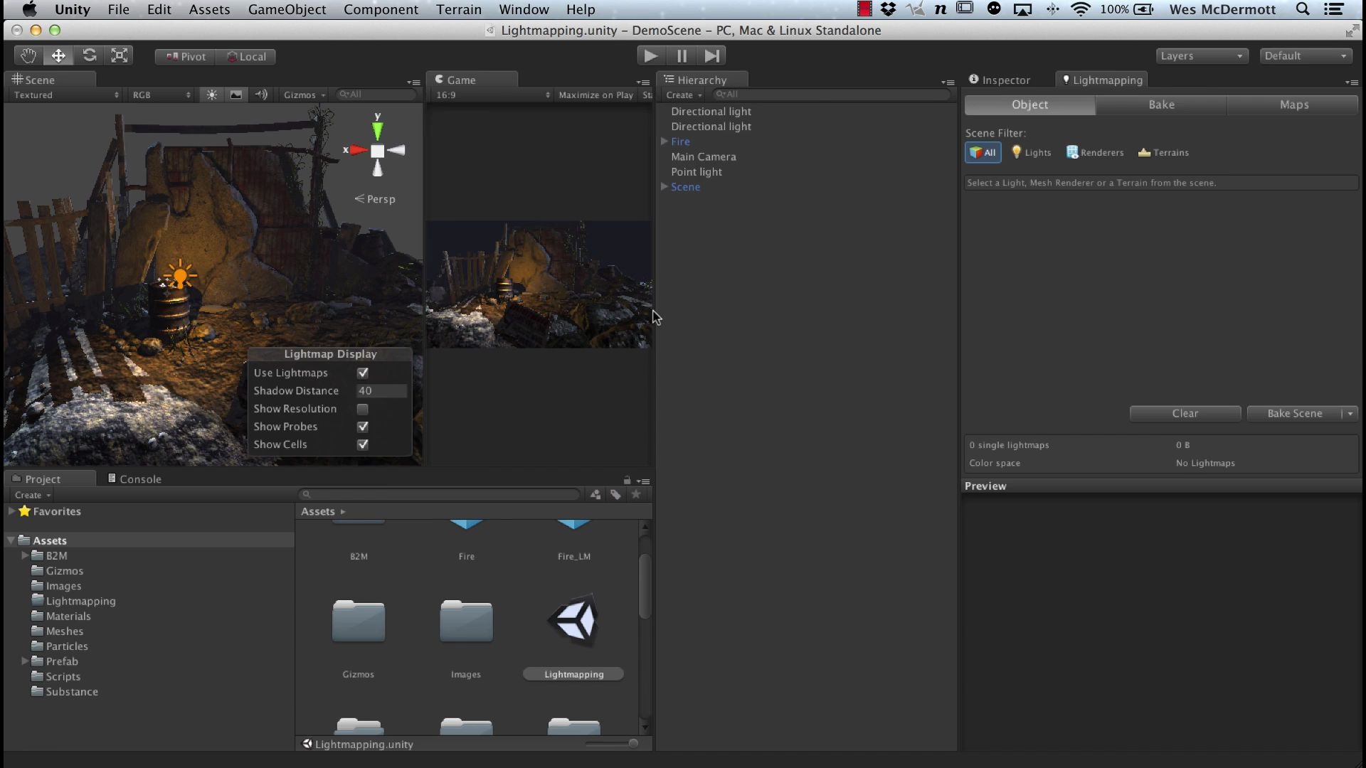Unity光照贴图技术训练视频教程