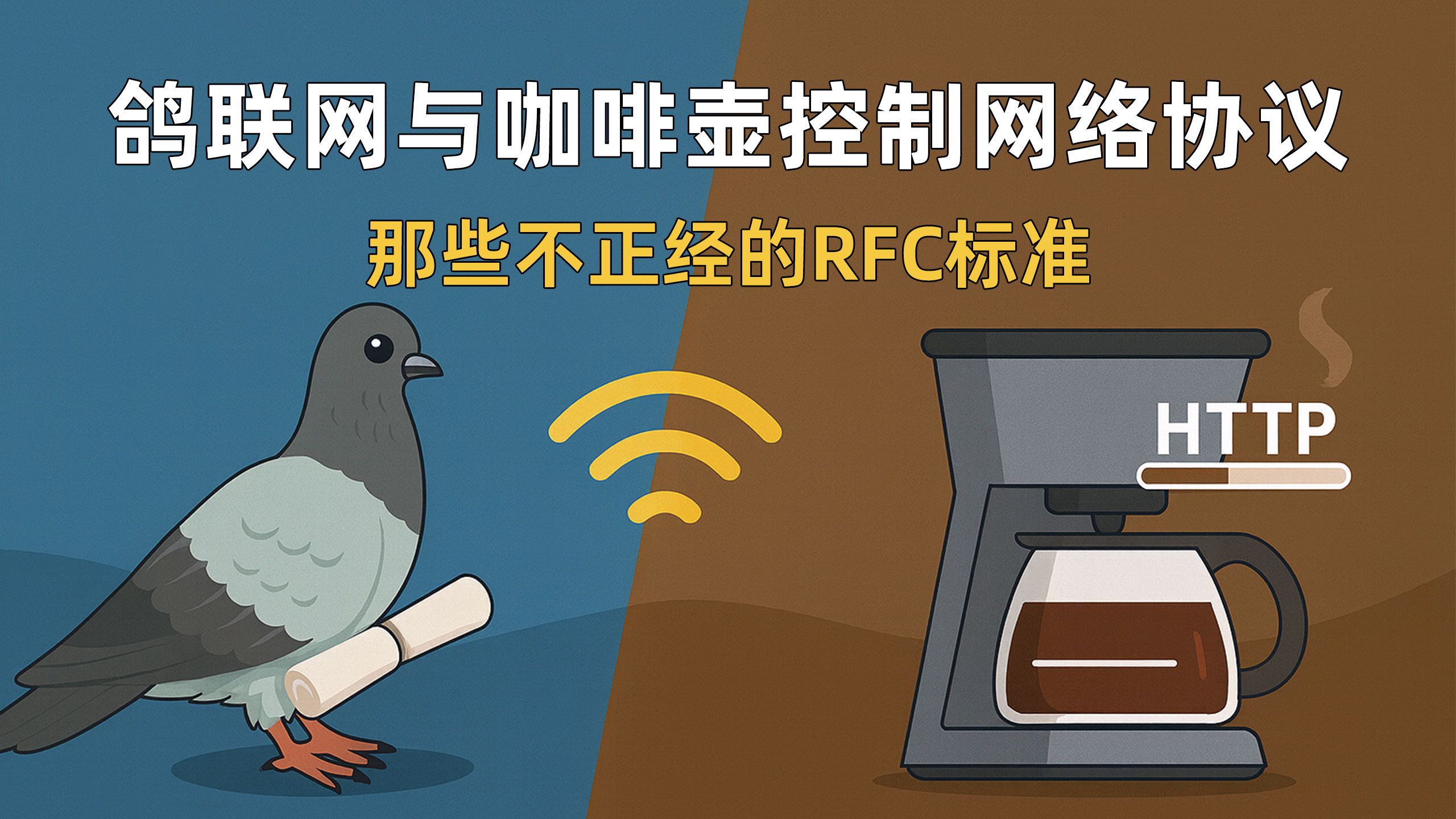 鸽联网与咖啡壶控制网络协议|那些不正经的 RFC 标准