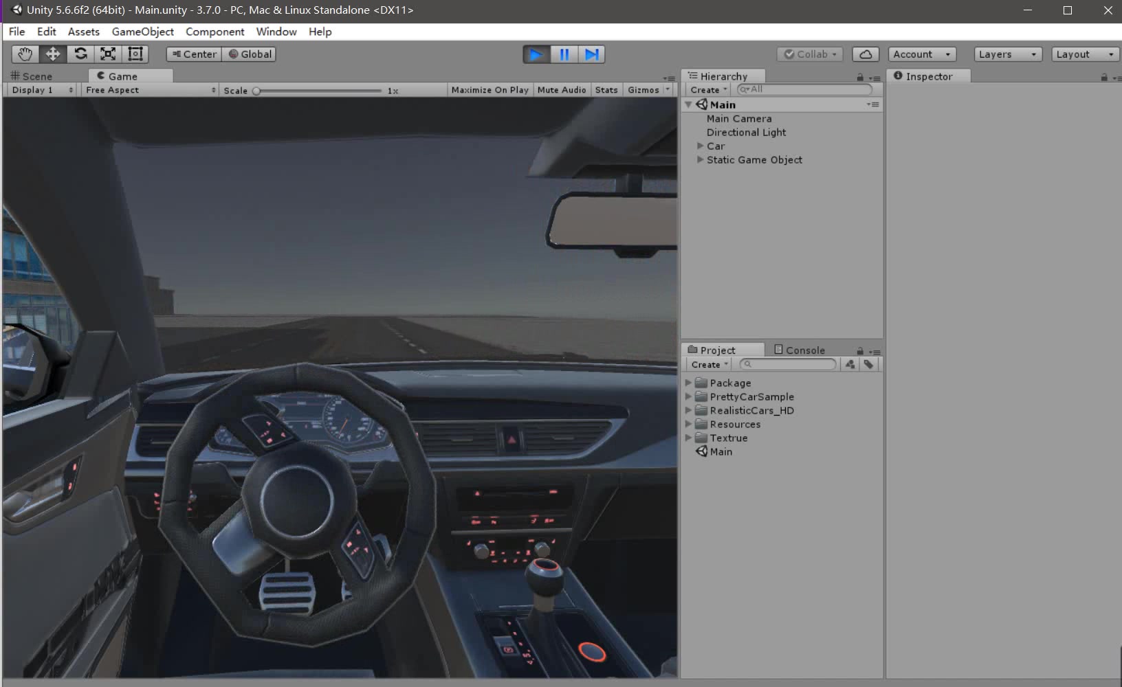 Unity简单赛车游戏的制作