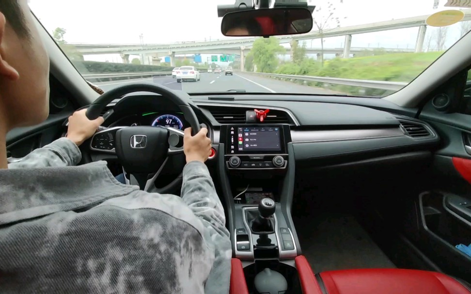 思域三厢手动挡日常-高级大众高速路匝道倒车