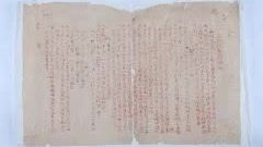 329.广西博物馆-右江苏维埃政府颁发的《土地法暂行条例》