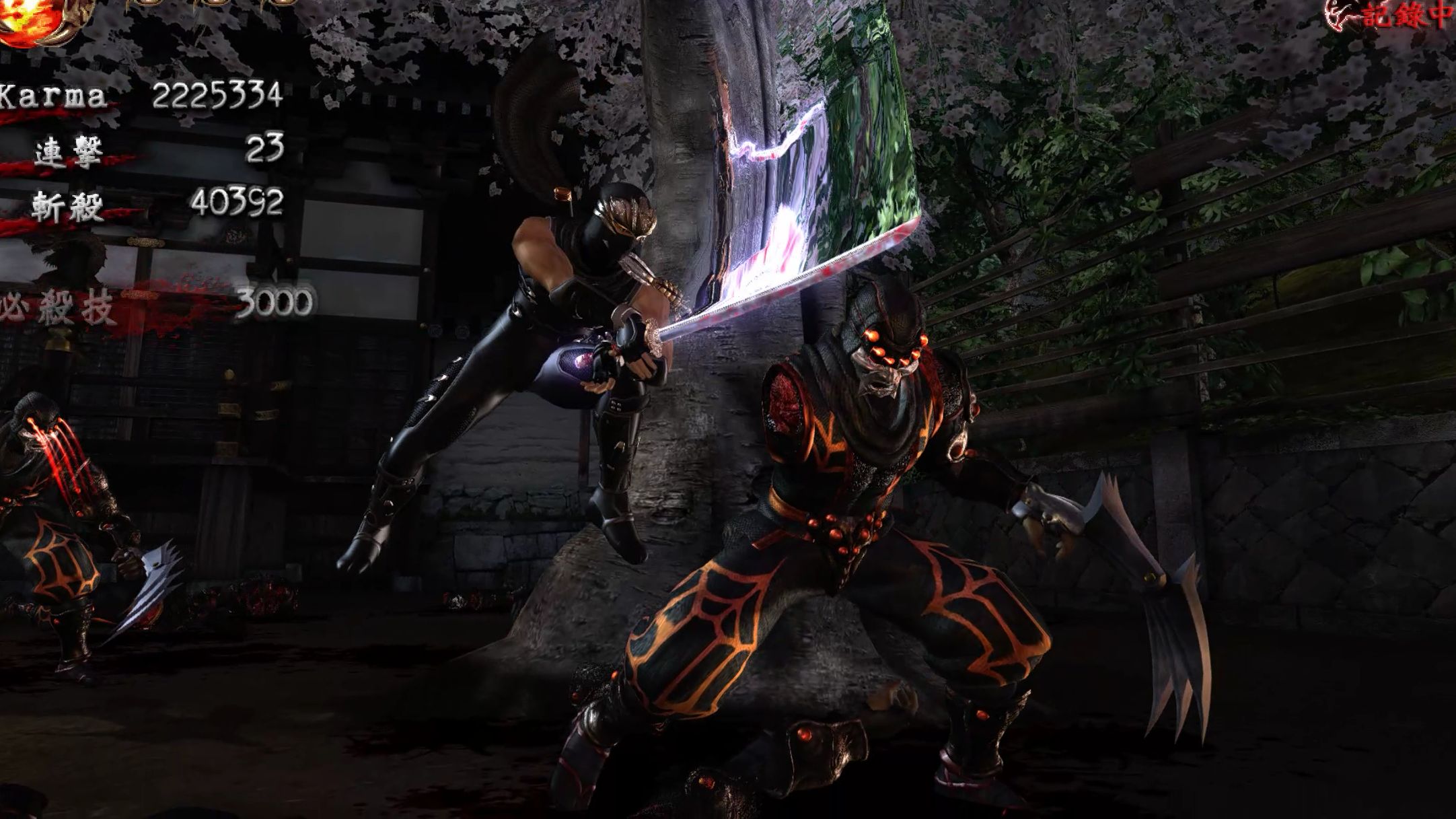 新版xenia模拟器忍者龙剑传2画面清晰度对比旧版(1440P)