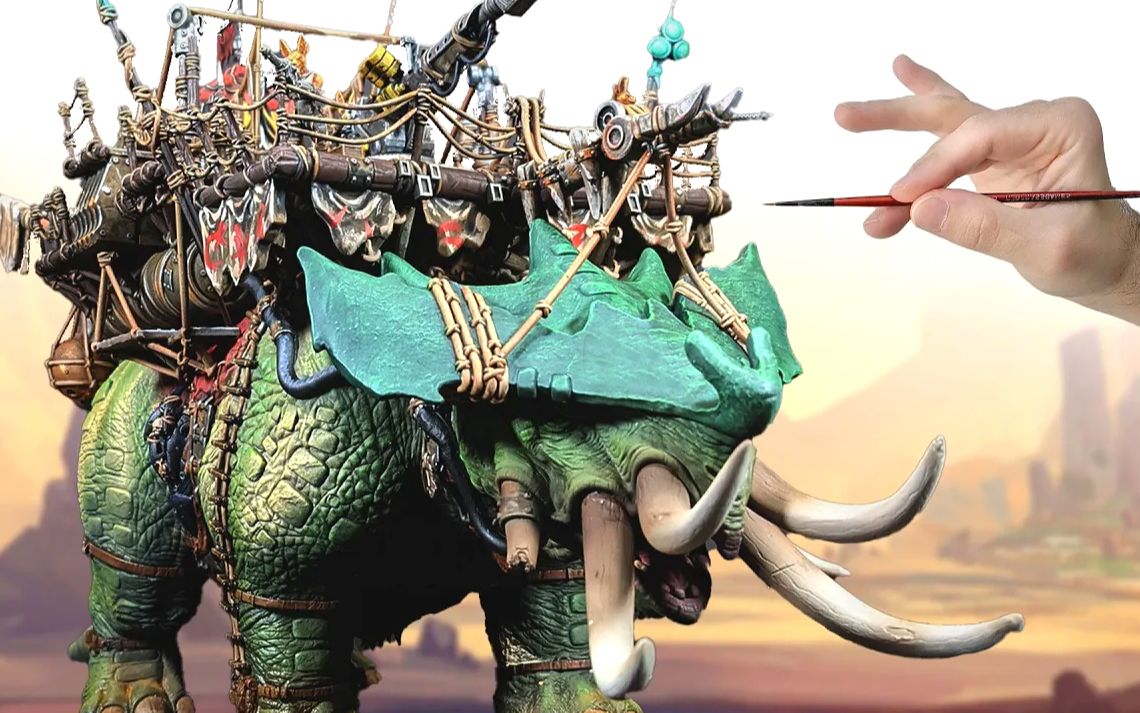 【场景模型——构建荒漠中的战斗象场景】【中英字幕】【场景制作】...