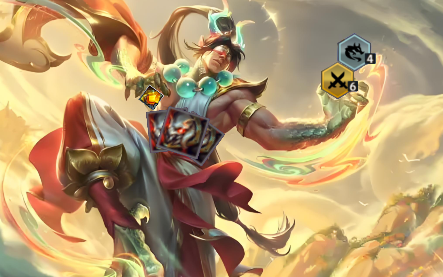 【金铲铲之战-画之灵-恭喜发财】天龙决斗