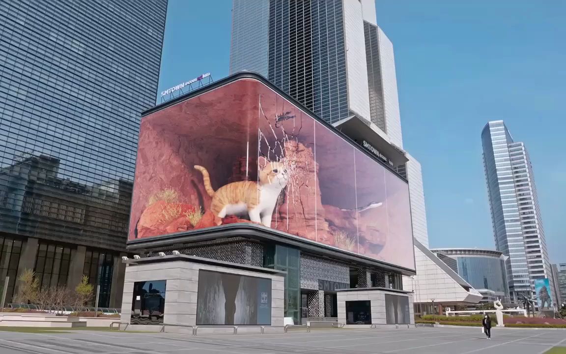 动物可以造型裸眼3D视频内容制作 户外大屏引流 裸眼3D视频影片视频...