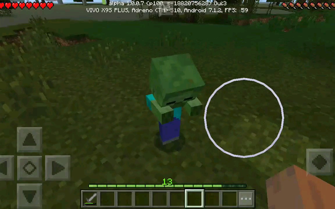 【我的世界】调戏一只迷茫的小僵尸。最后。他摔死了。