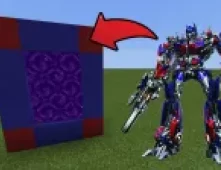 迷你君解说:我的世界 如何做传送门进入变形金刚的世界?