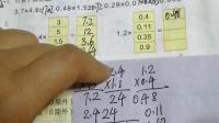 一单元小数乘小数中积与因数的关系
