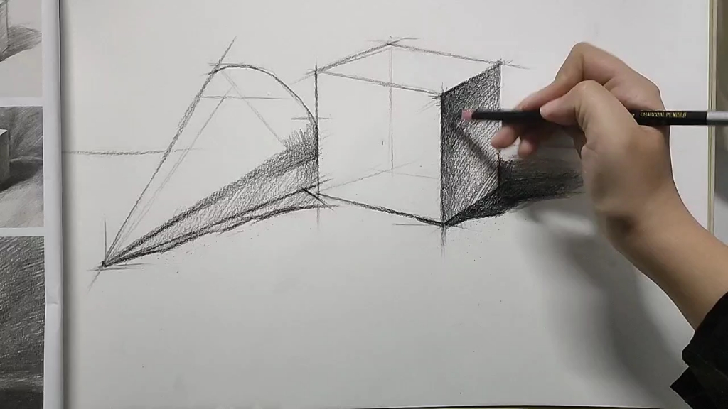 基础素描几何体组合(一)上