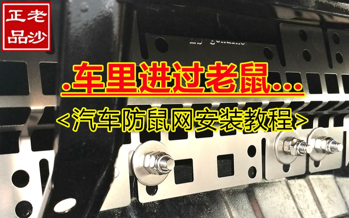 卡罗拉防鼠网安装视频,空调进风口位置,挡老鼠不锈钢网,汽车小车进...