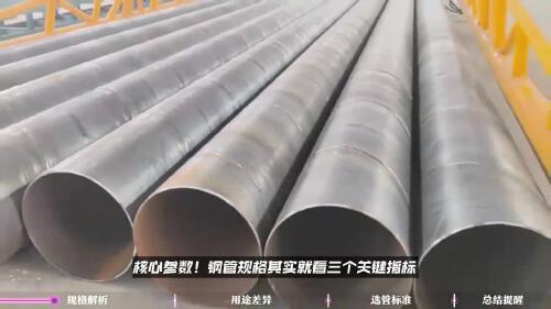 钢管尺寸别乱买!一张表教你选对规格,省心又省钱