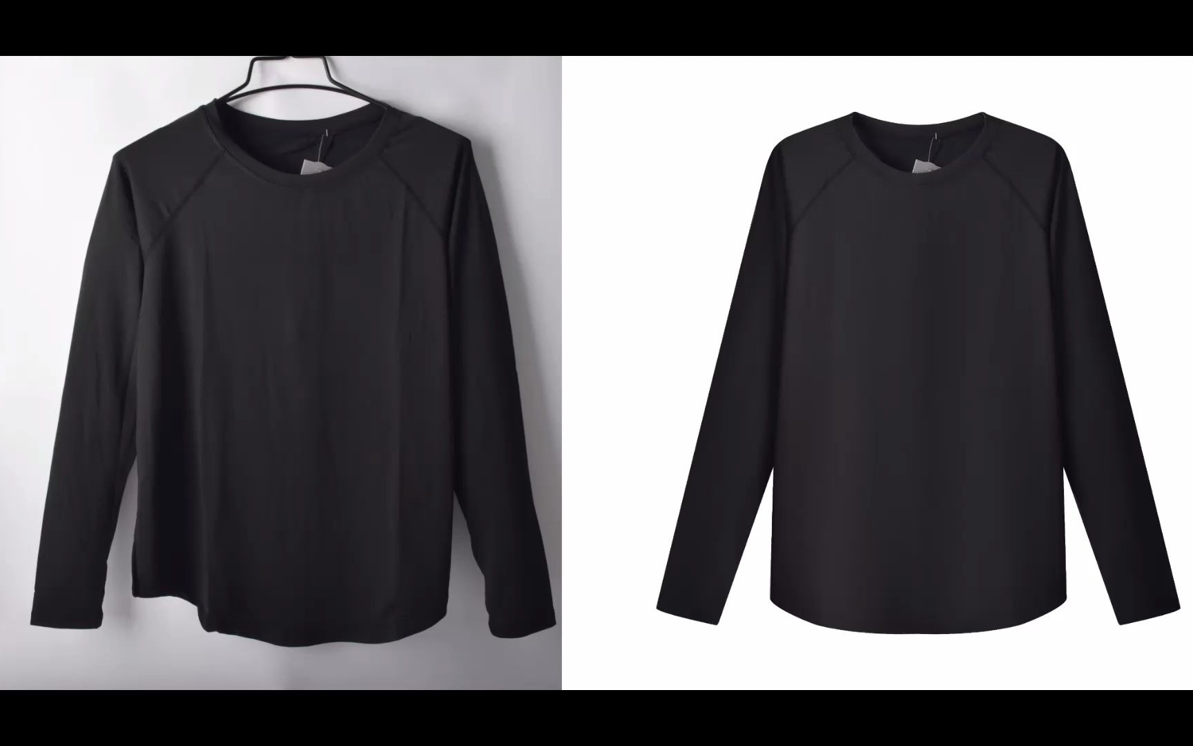 白底图翻转修图案例 PS服装修图过程 photoshop