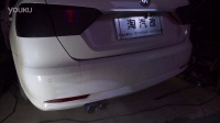 大众朗逸汽车排气管改装遥控可变阀门排气直接放炮打炮声浪