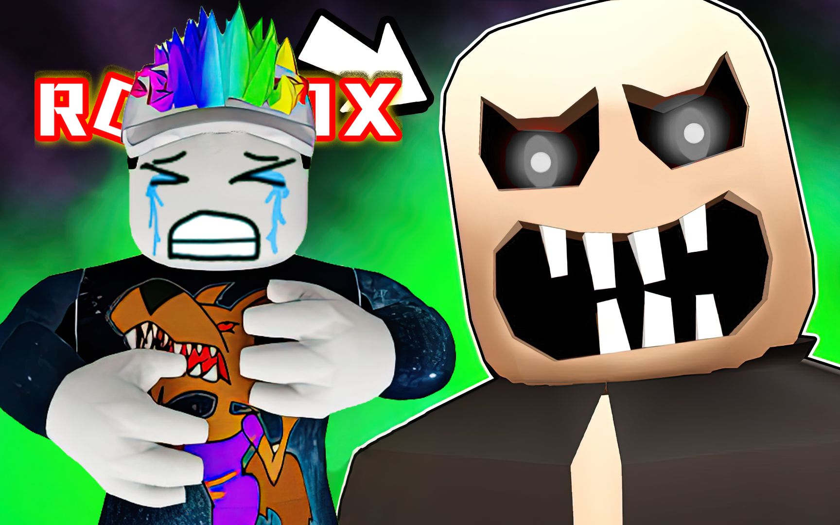 Roblox逃离杰克:本想偷偷溜走,结果刚出门就被发现了!灰狼