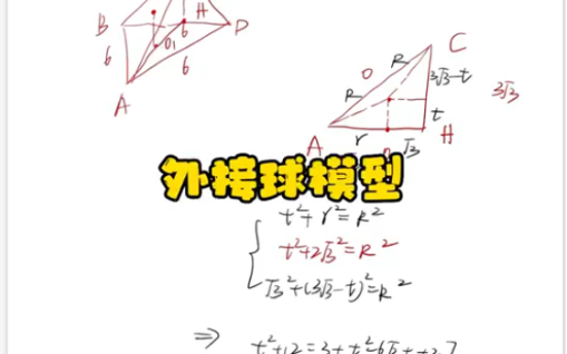 立体几何外接球模型