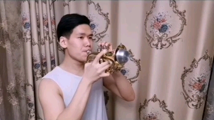 手掌号《真的爱你》片段(感觉手掌号音准不太好掌握,尤其是中低音,...