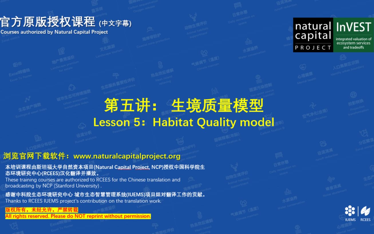 【InVEST培训】第五讲_生境质量模型