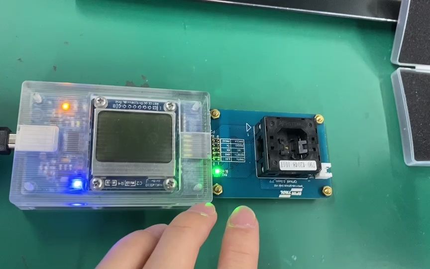 【旋智科技】烧录器烧写方法 带LCD