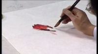 跟我学国画荷花画法第一集视频国画入门荷花画法