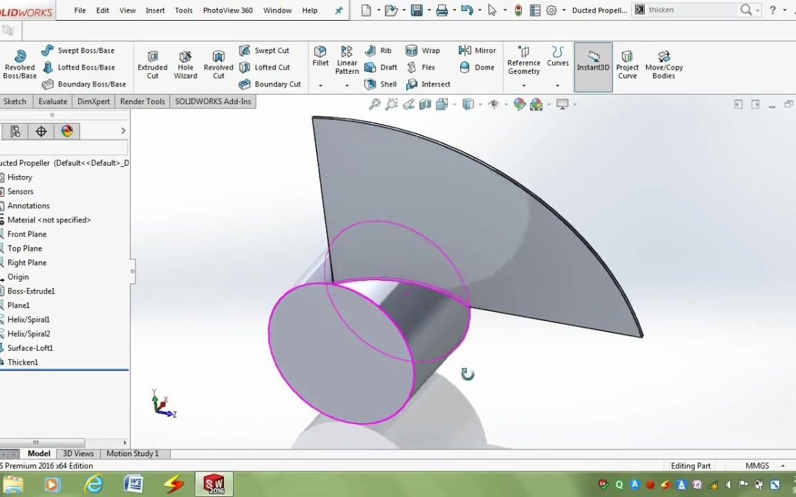Ducted Fan designing and CFD in solidworks (tutorial)