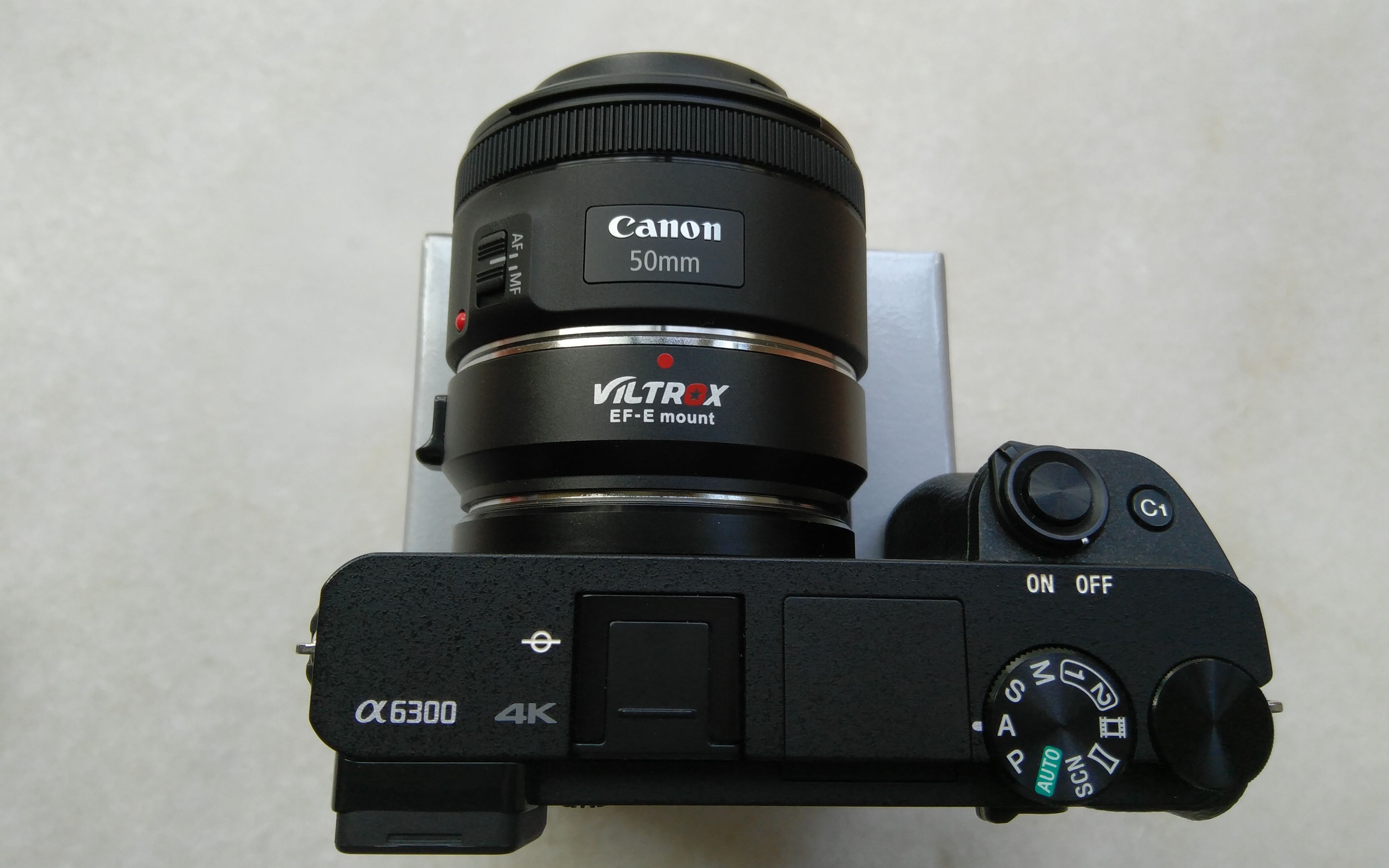 【评测】索尼A6300+唯卓减焦环+佳能EF50 1.8STM镜头对焦测试(MR...
