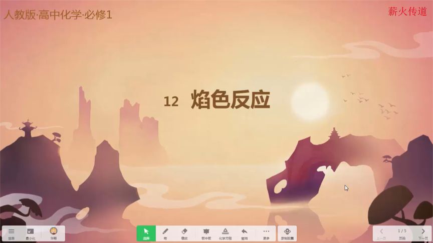 高中化学:12焰色反应