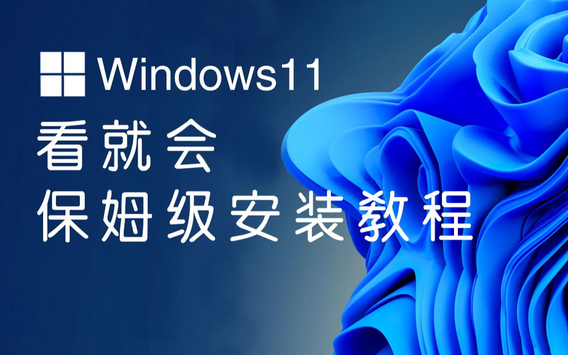 一看就会 win11保姆级安装方法!