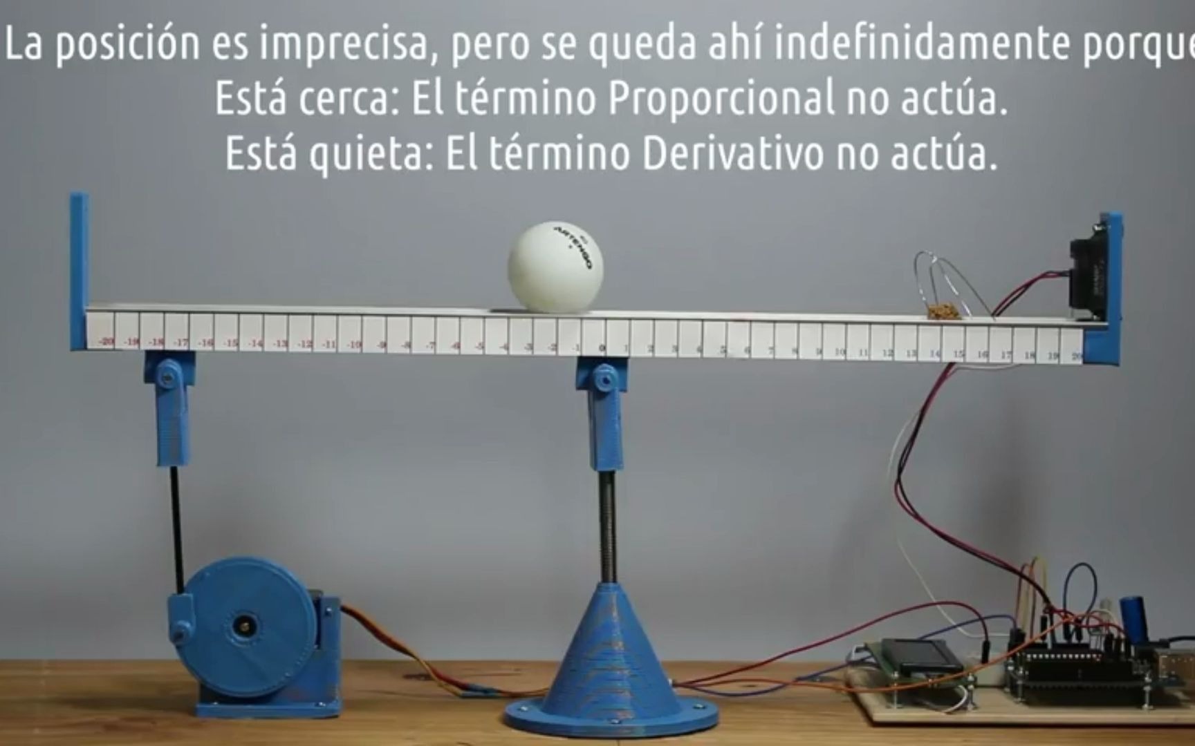 使用 Arduino 进行杆球平衡系统的 PID 控制