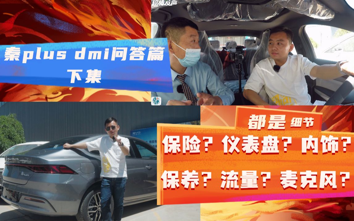秦plus dmi保险保养怎么算?仪表盘内饰不让选?网友问题汇总下集