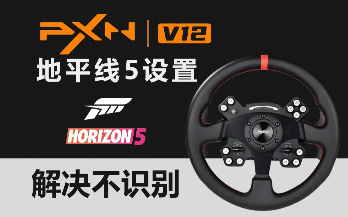 莱仕达V12 地平线5设置 解决无法识别的问题