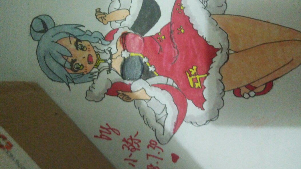 没有0色号怎么画出毛茸茸的衣服呢?