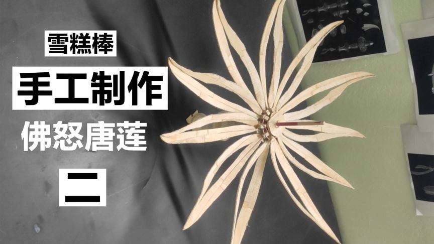 雪糕棒制作唐门第一暗器佛怒唐莲