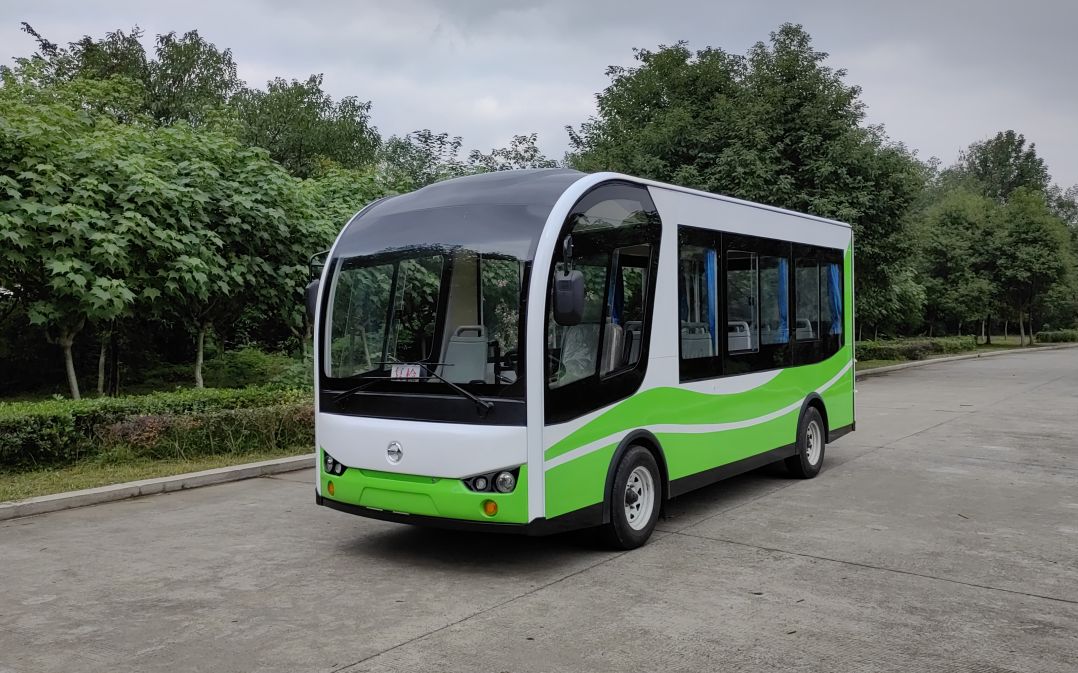 电动巴士观光车景区校园运营电动小BUS,17-19人电动外摆门,内置带...