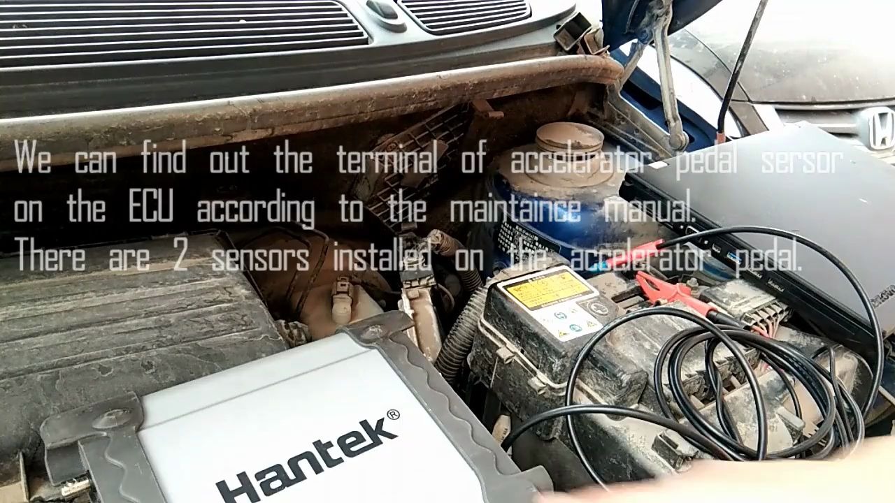 汽车诊断仪示波器-青岛汉泰hantek1008C- 油门踏板