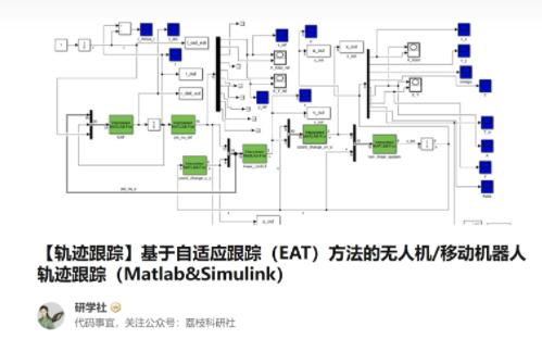 【轨迹跟踪】基于自适应跟踪(EAT)方法的无人机/移动机器人轨迹跟踪(...