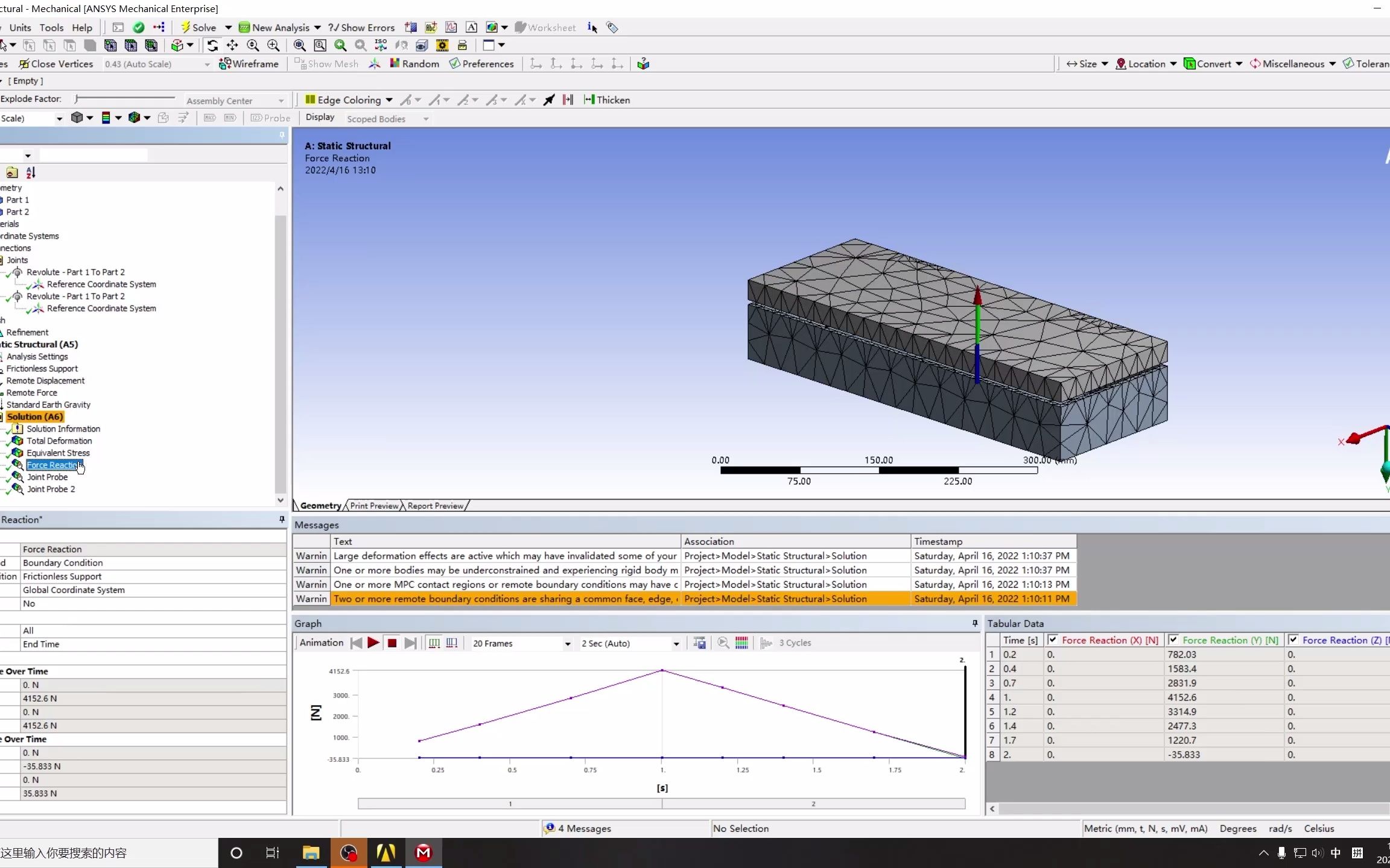 ANSYS Workbench 有限元分析实例详解 第五章 5.3.5箱体开启分析实例