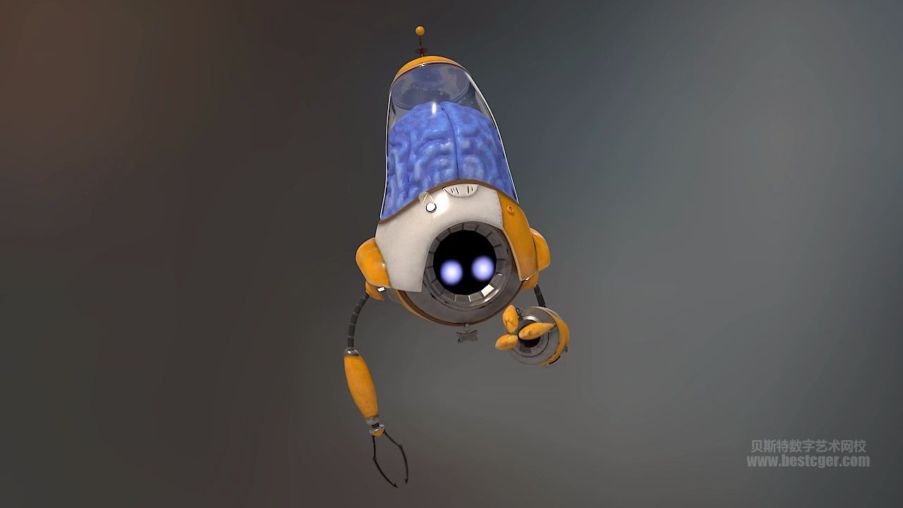 角色动画设计-科幻小机器人CHAPPY