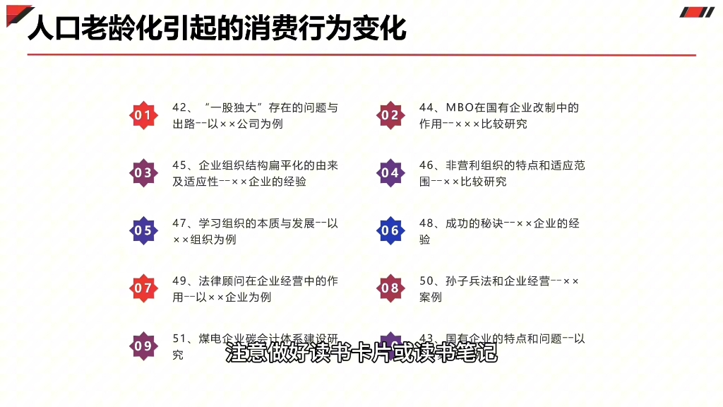MBA全国优秀论文选题技巧与100例选题范例参考