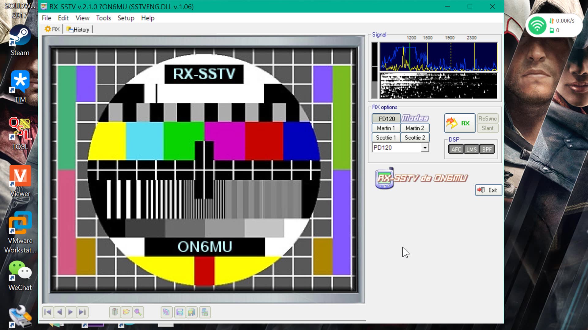 【业余无线电】RX-SSTV图像解码软件的简单教程