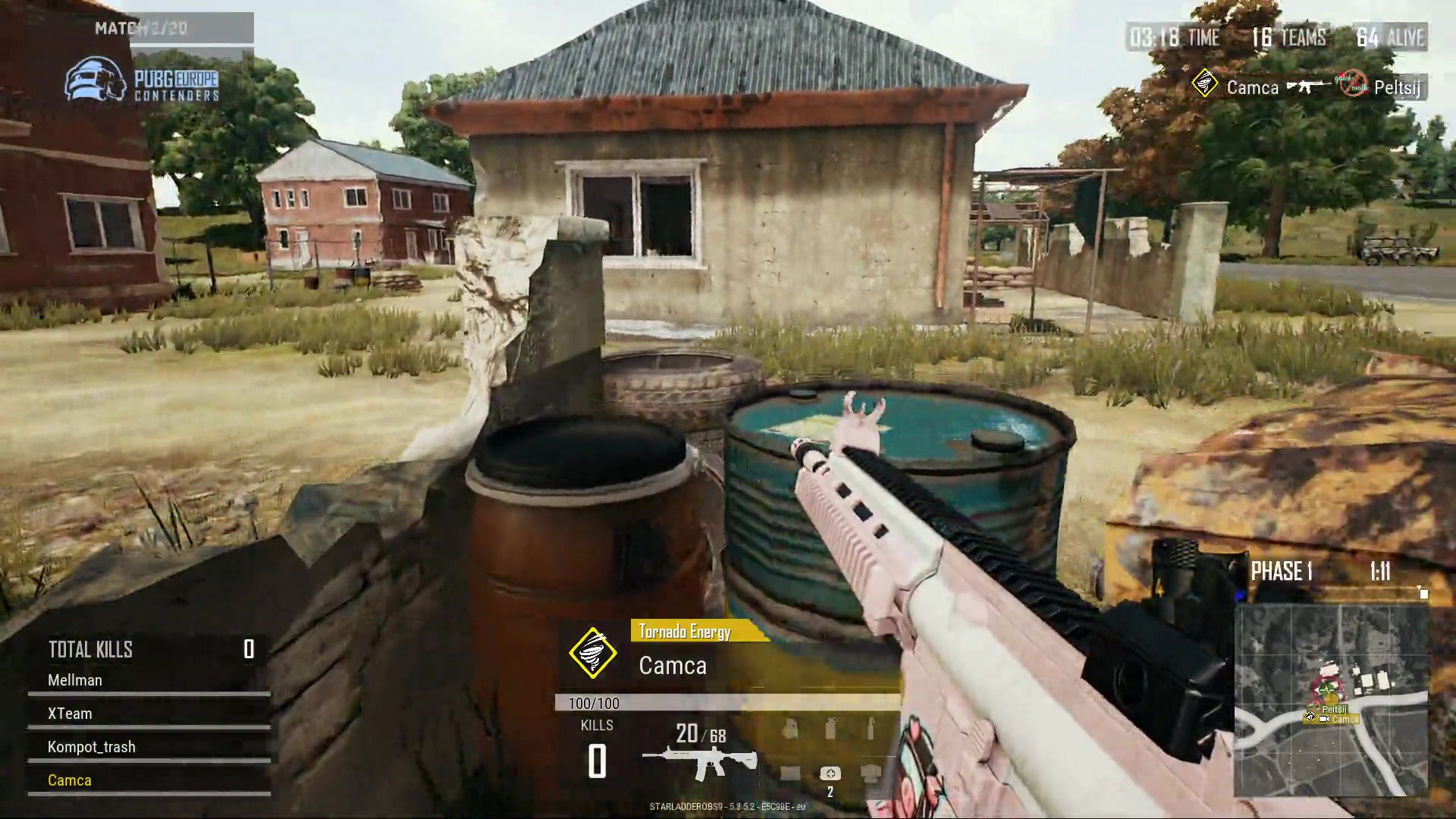 【绝地求生】PEL次级联赛决赛day1 REC榜首