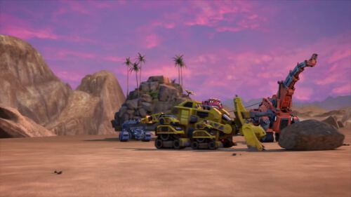 恐龙卡车动画赶走了破坏机械在又来了巨型机械恐龙太难了