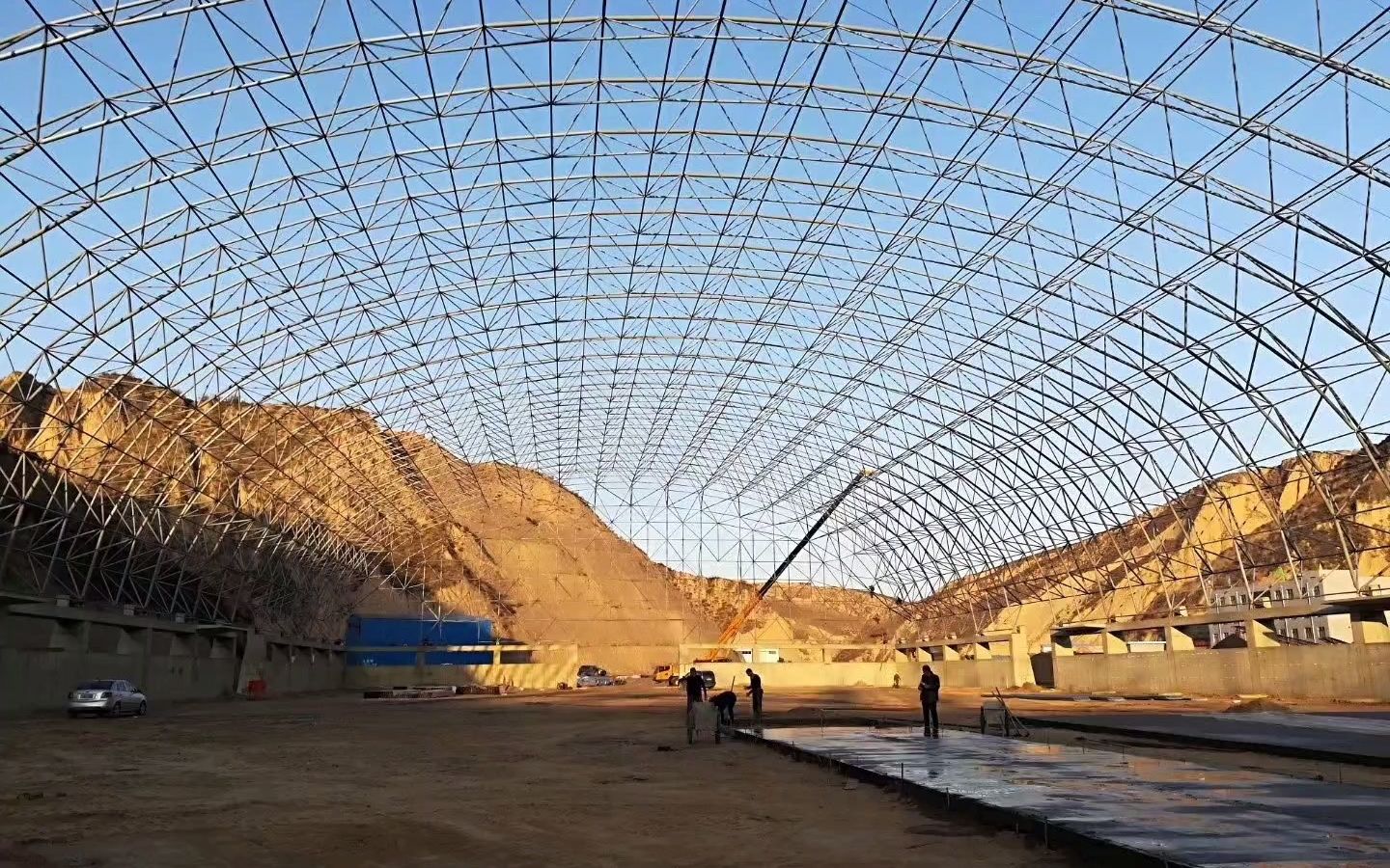 网架设计|煤棚设计|钢结构设计