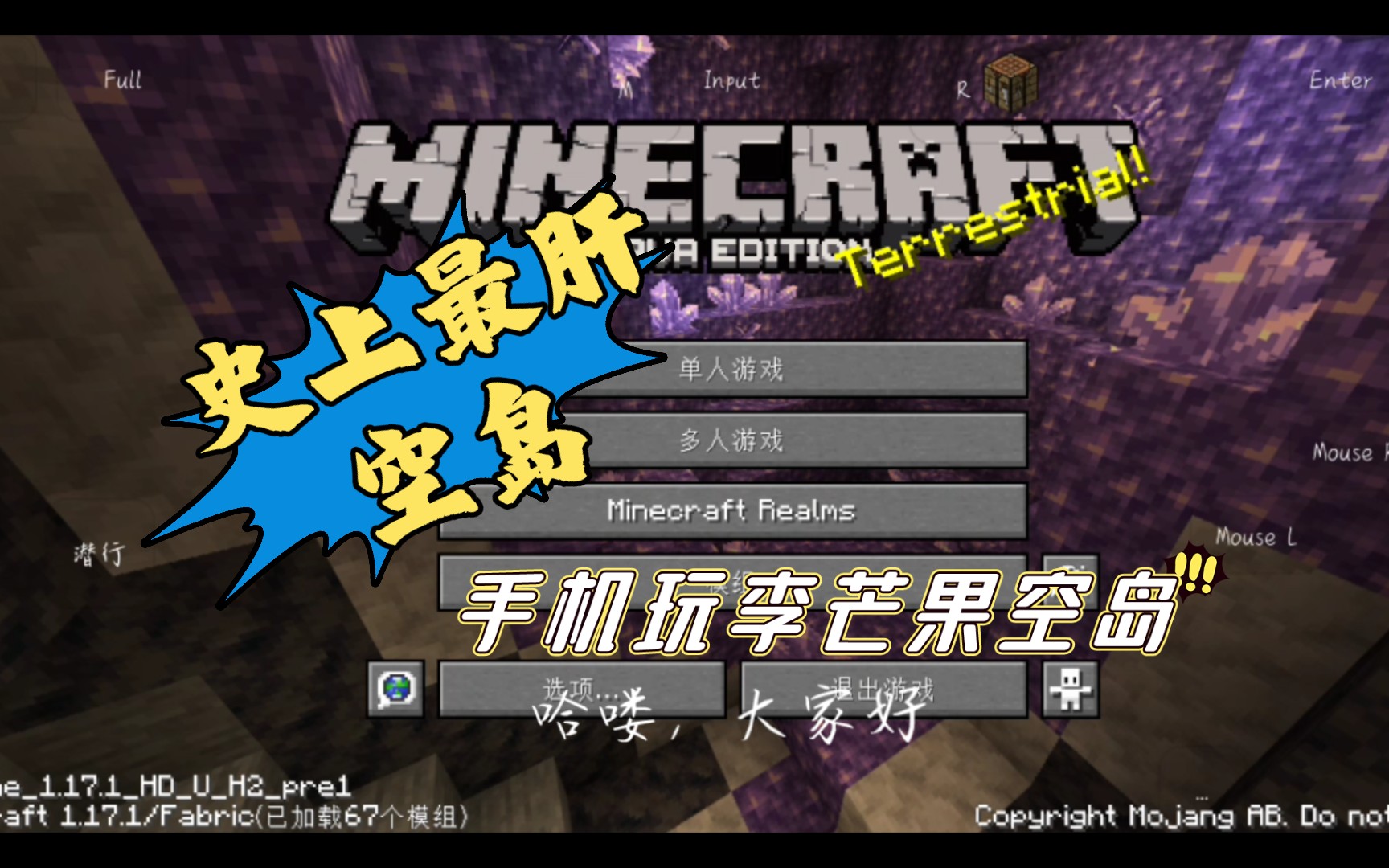 [HMCL-PE]1.17.1史上最肝空岛-李芒果空岛