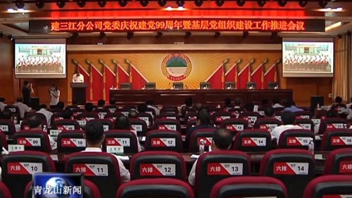 建三江分公司党委基层党组织建设工作推进会议