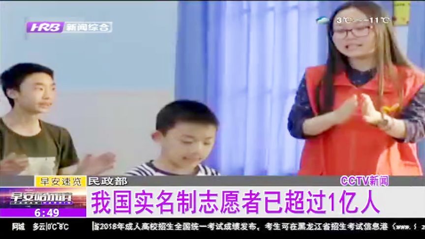 全国实名制志愿者已超过1亿人,累计支援服务时间达12亿小时