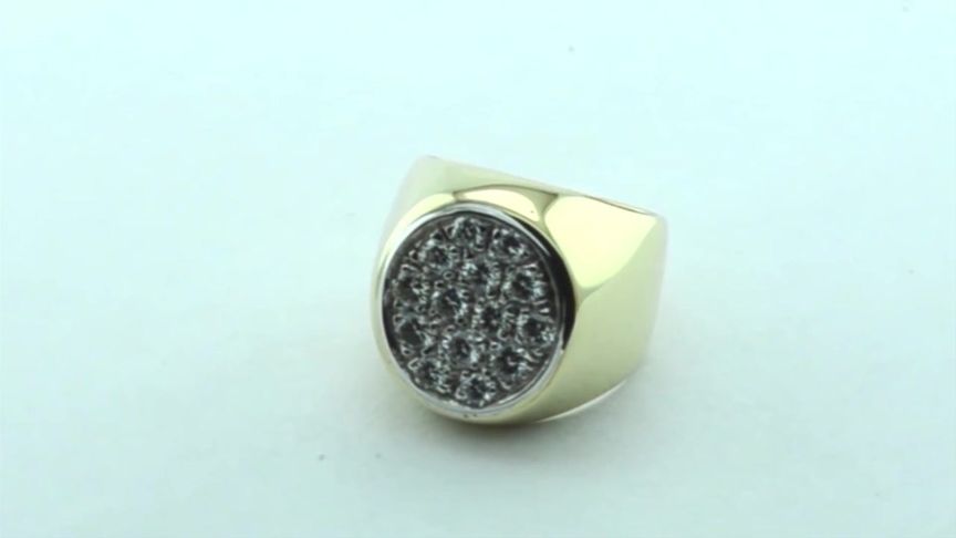 一枚色泽鲜艳,耀眼夺目的钻石戒指制作过程