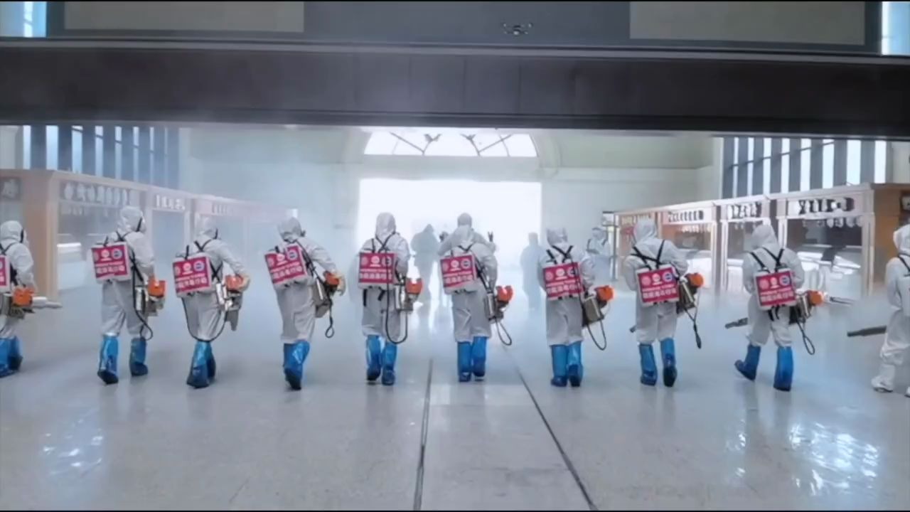 最后的战疫!武汉汉口火车站全面消杀