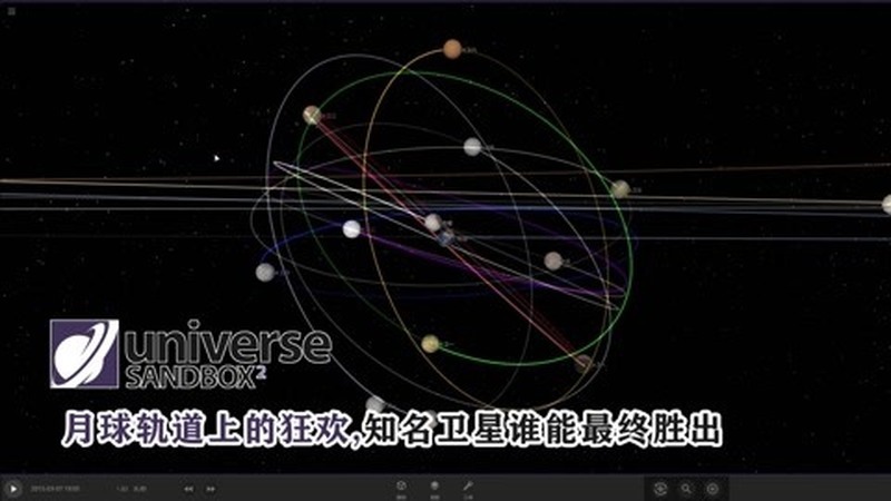 月球轨道上的狂欢,知名卫星谁能最终胜出,宇宙沙盘模拟