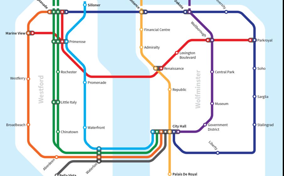 【minecraft】在我的世界中实现整个地铁网络系统