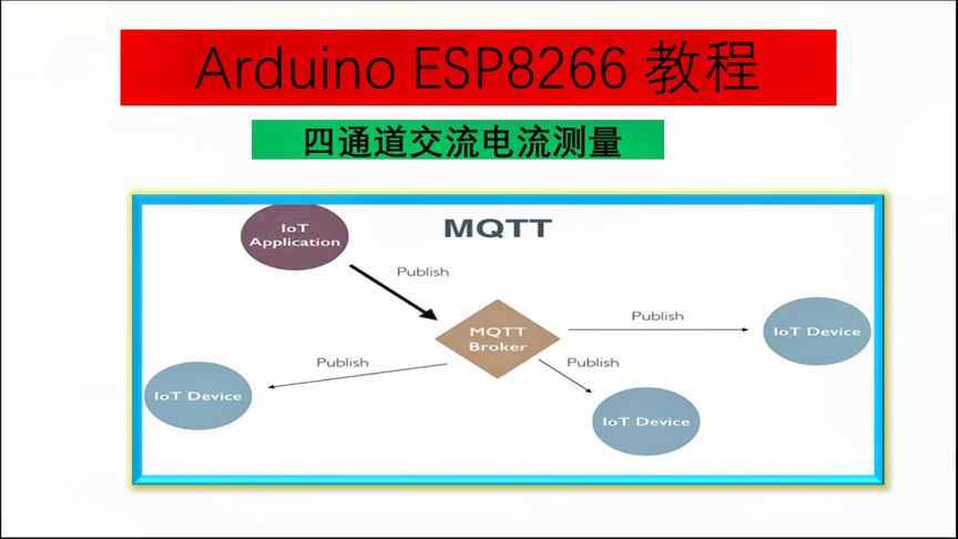 Arduino ESP8266视频教程51-四通道交流电流检测